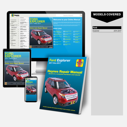Ford Explorer, 11-17 Haynes Repair Manual – Haynes Manuals