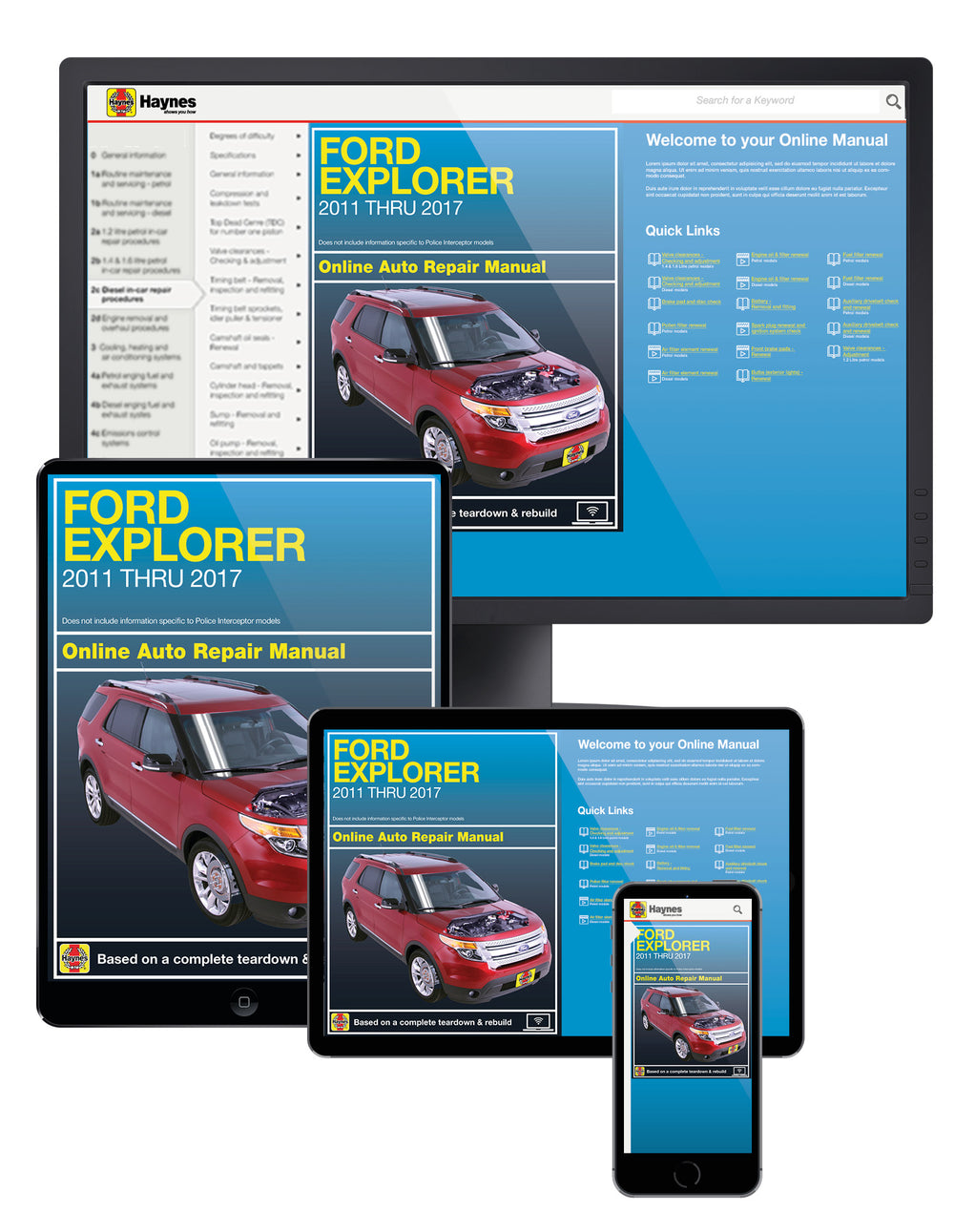 Ford Explorer, 11-17 Haynes Repair Manual – Haynes Manuals North America