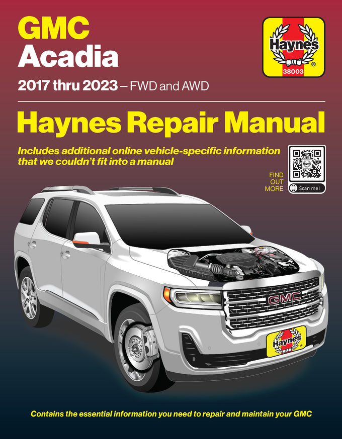 GMC Acadia (2017 - 2023) Haynes Repair Manual – Haynes Manuals North ...