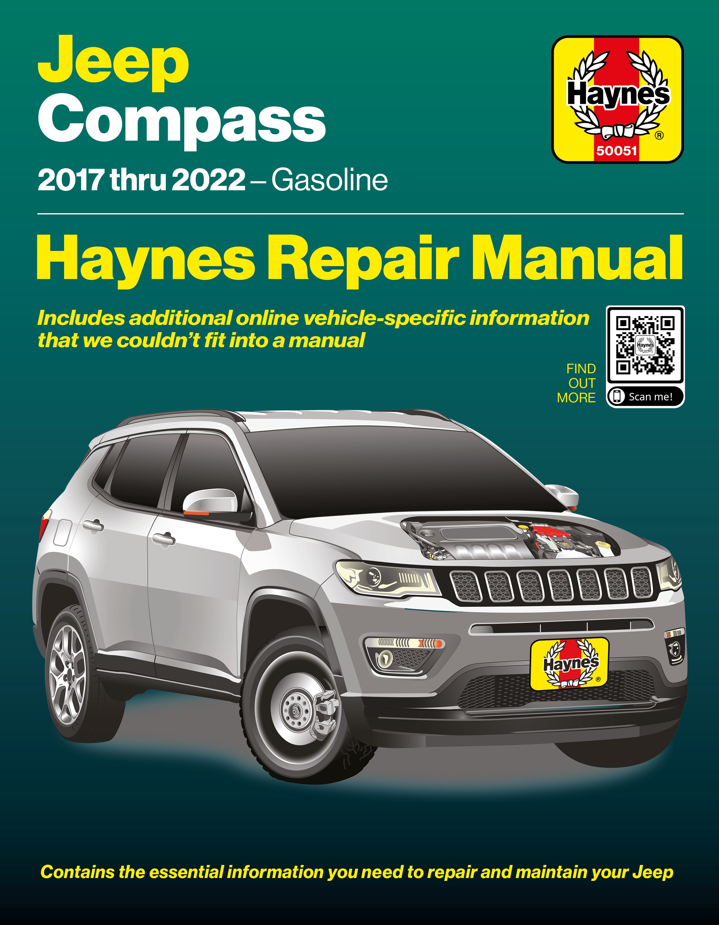 Jeep Compass MP (2017 - 2022) Haynes Repair Manual – Haynes Manuals