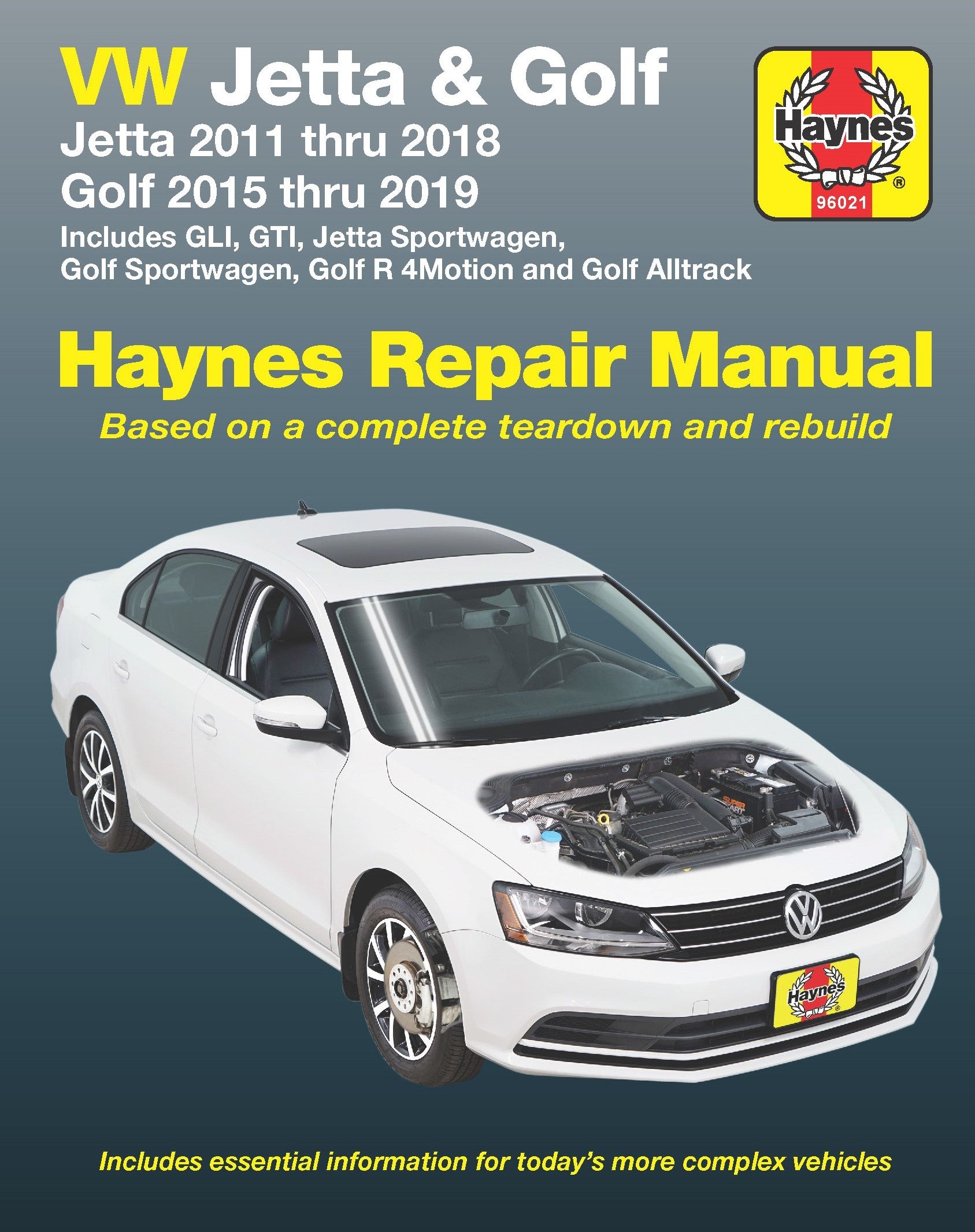 Online: VW Jetta 2011-2018 and VW Golf 2015-2019 Haynes Repair Manual ...