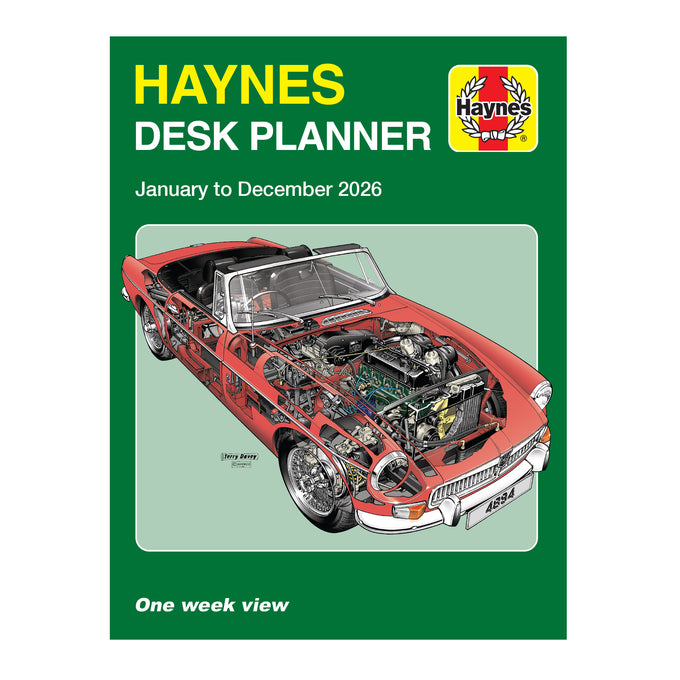 Haynes Classic Car Desk Planner 2026 - Hardcover – Haynes Manuals North ...