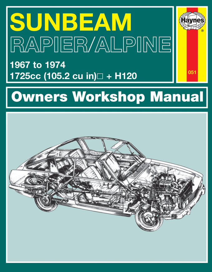 Sunbeam Alpine, Rapier & H120 (67 - 74) Haynes Repair Manual – Haynes ...