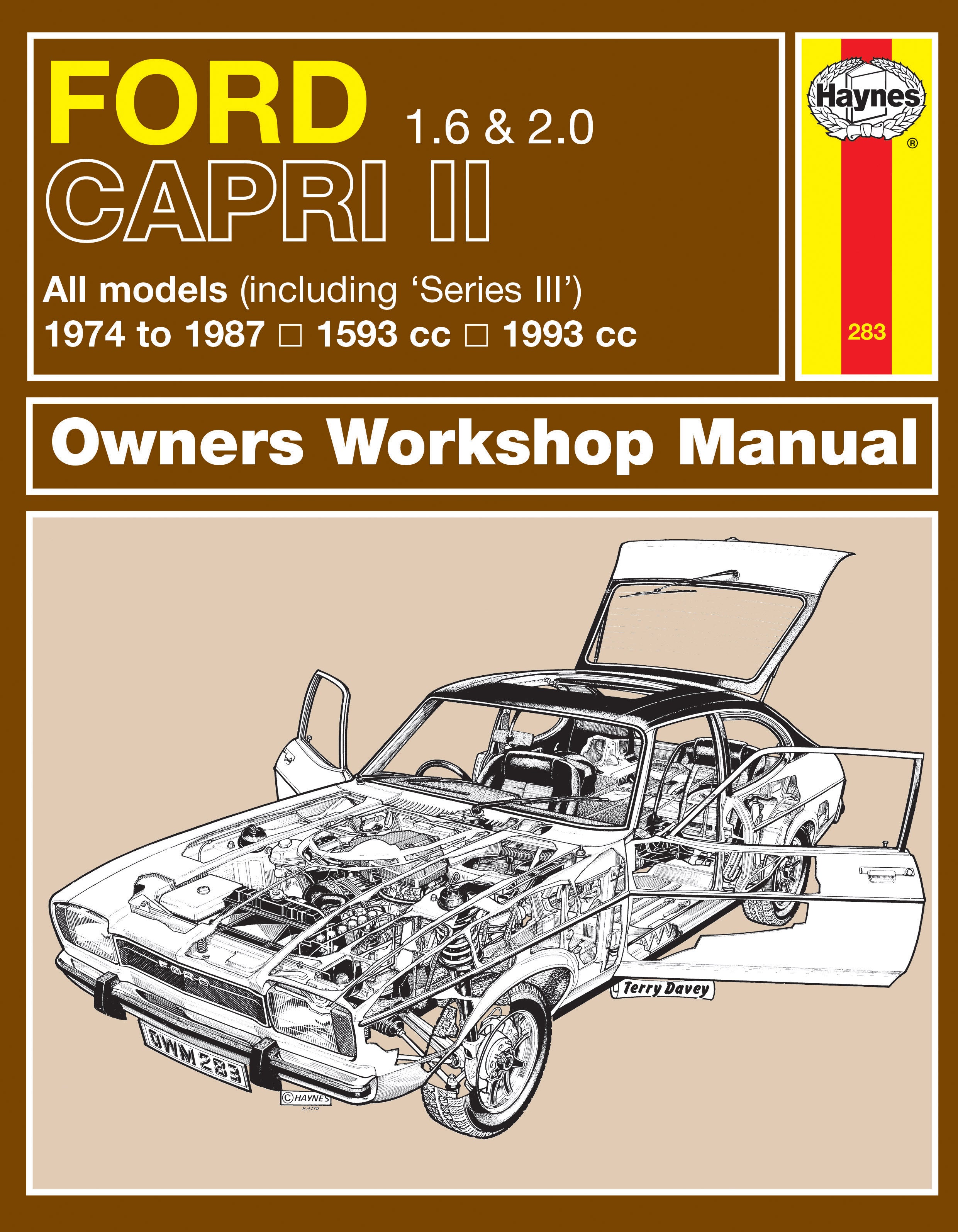 Ford Capri II (and III) 1.6 & 2.0 (74 - 87) Haynes Repair Manual ...