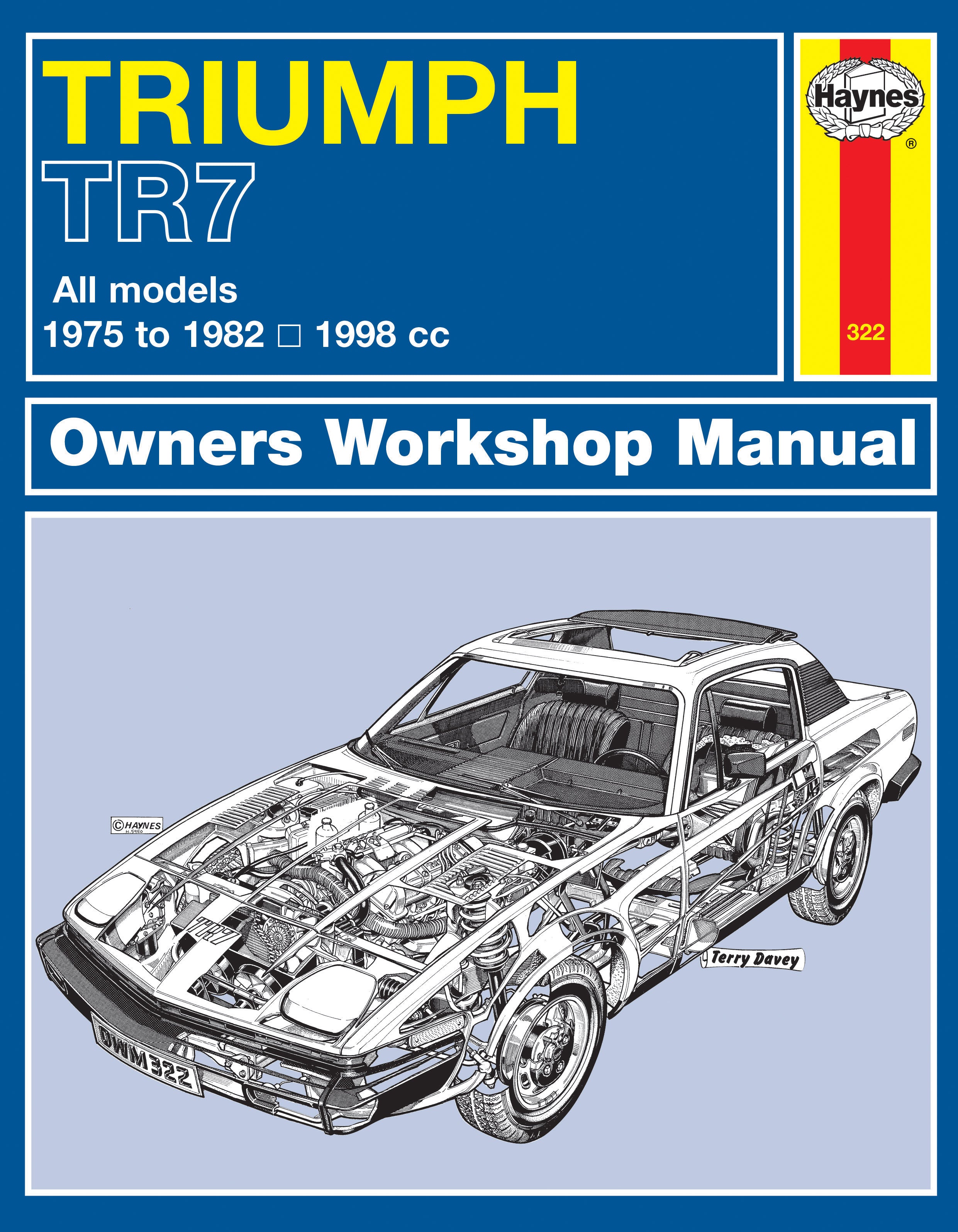 Triumph TR7 (75 - 82) Haynes Repair Manual – Haynes Manuals North America