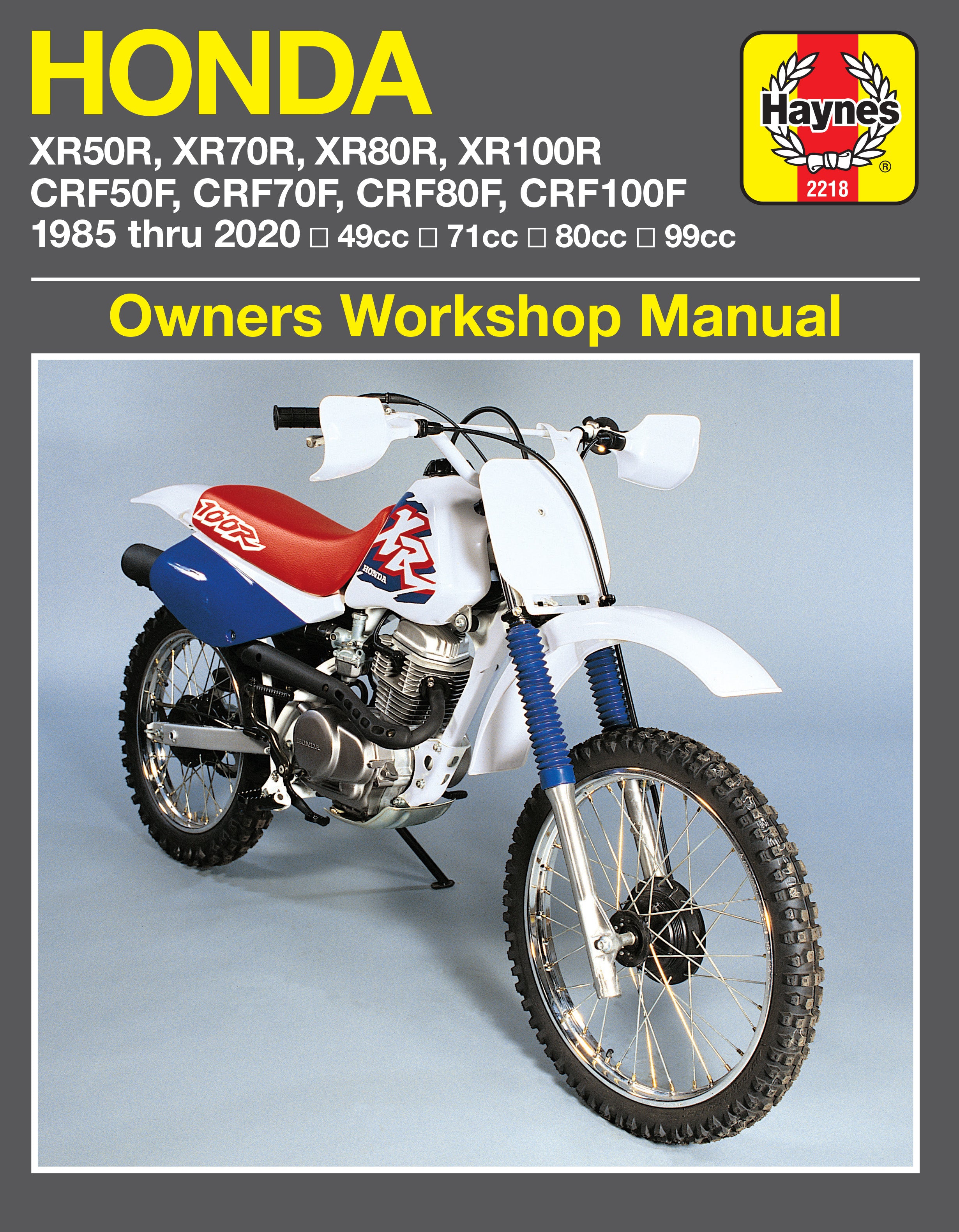 Honda XR50R, XR70R, XR80R, XR100R, CRF50F, CRF70F, CRF80F & CRF100F (8 ...