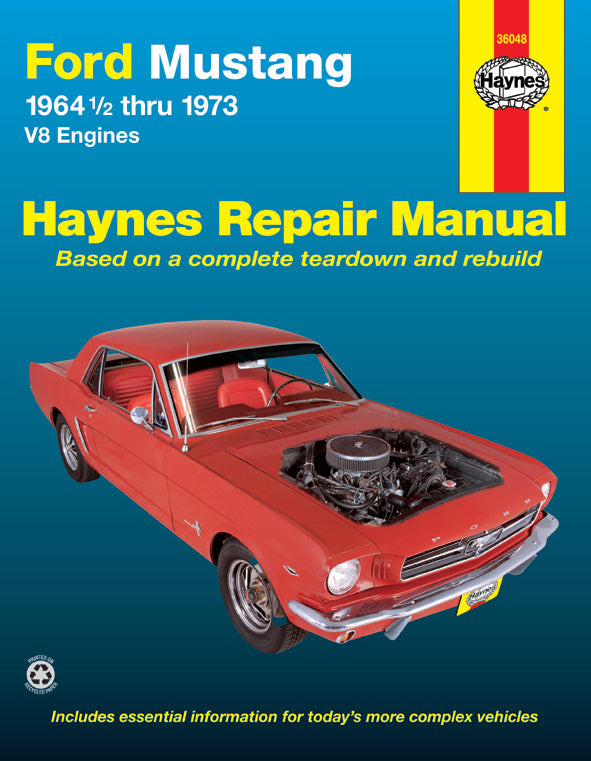 Ford Mustang, Mach 1, GT, Shelby, & Boss V-8 (64-73) Haynes Repair ...
