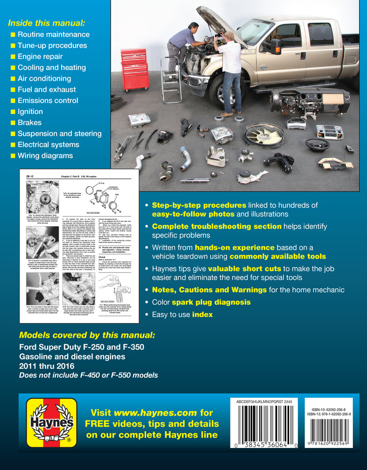 Ford Super Duty F-250 & F-350 2WD & 4WD Gas & Diesel Engine Pick-ups ...