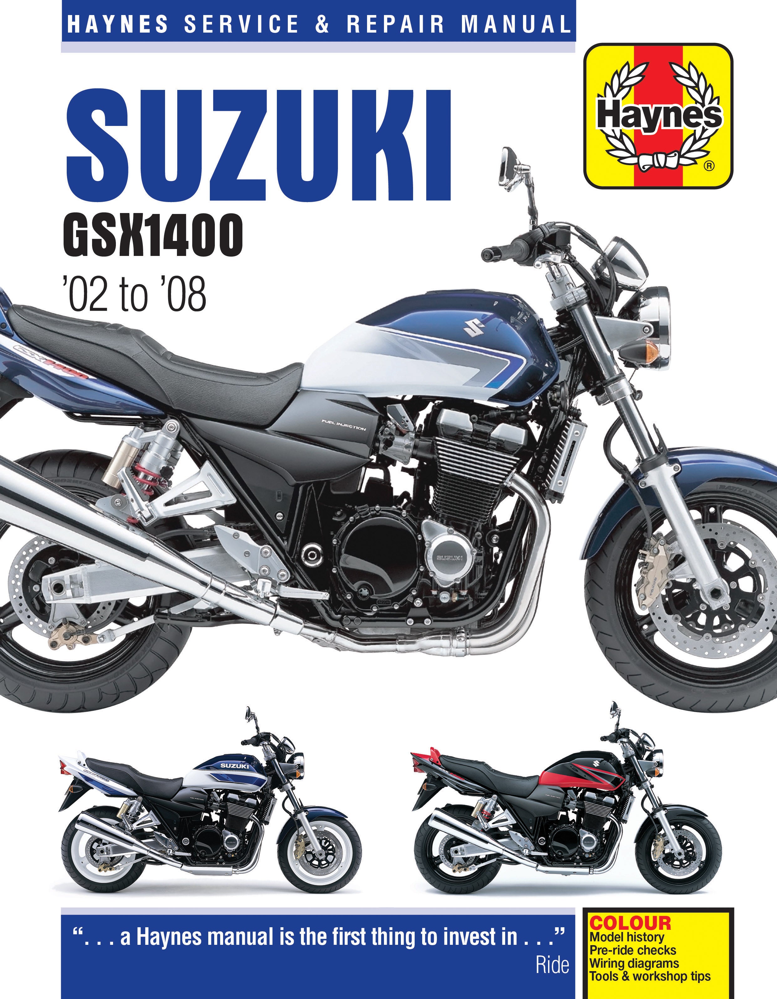 Suzuki GSX1400 (02-08) Haynes Repair Manual (Includes Final Edition Mo ...