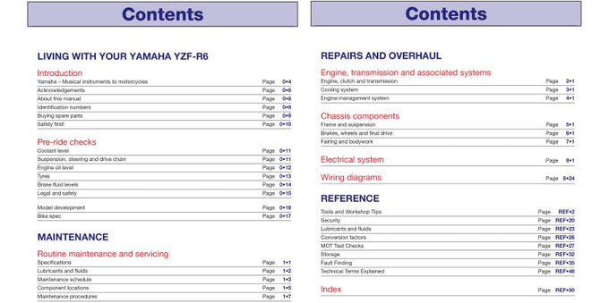 Yamaha YZF-R6 (06-13) Haynes Repair Manual – Haynes Manuals