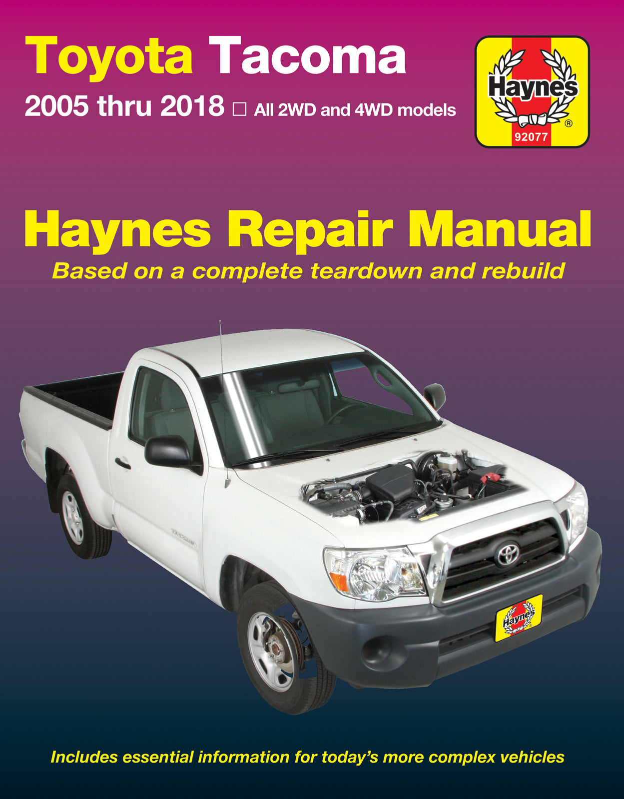 Print & Online Bundle: Toyota Tacoma (05-18) Haynes Repair Manual ...
