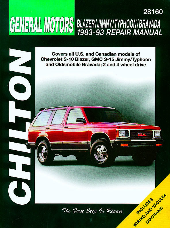 General Motors Blazer/Jimmy/Typhoon/Bravada (1983-93) for of Chevrolet ...