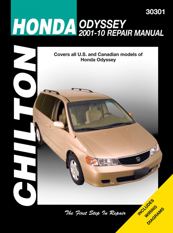 Honda Odyssey 2001 10 Chilton Repair Manual Usa Haynes Manuals