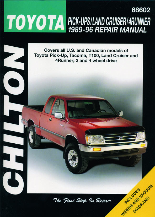 Toyota Pick-up, Tacoma, T100, Land Cruiser & 4Runner for (1989-96 ...