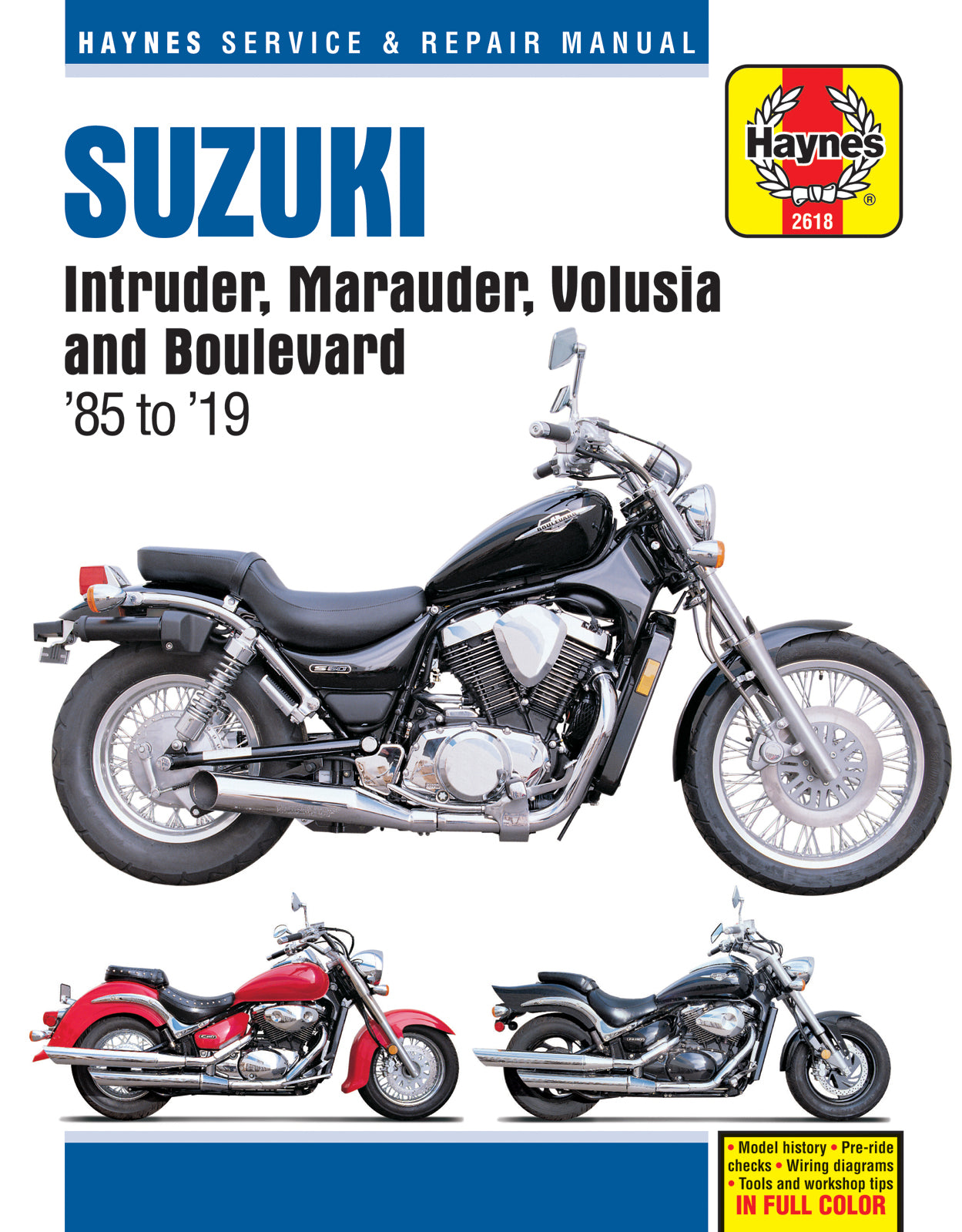 Suzuki VS700/VS750/VS800 Intruder (85-04), VZ 800 Marauder (97-04), VL ...