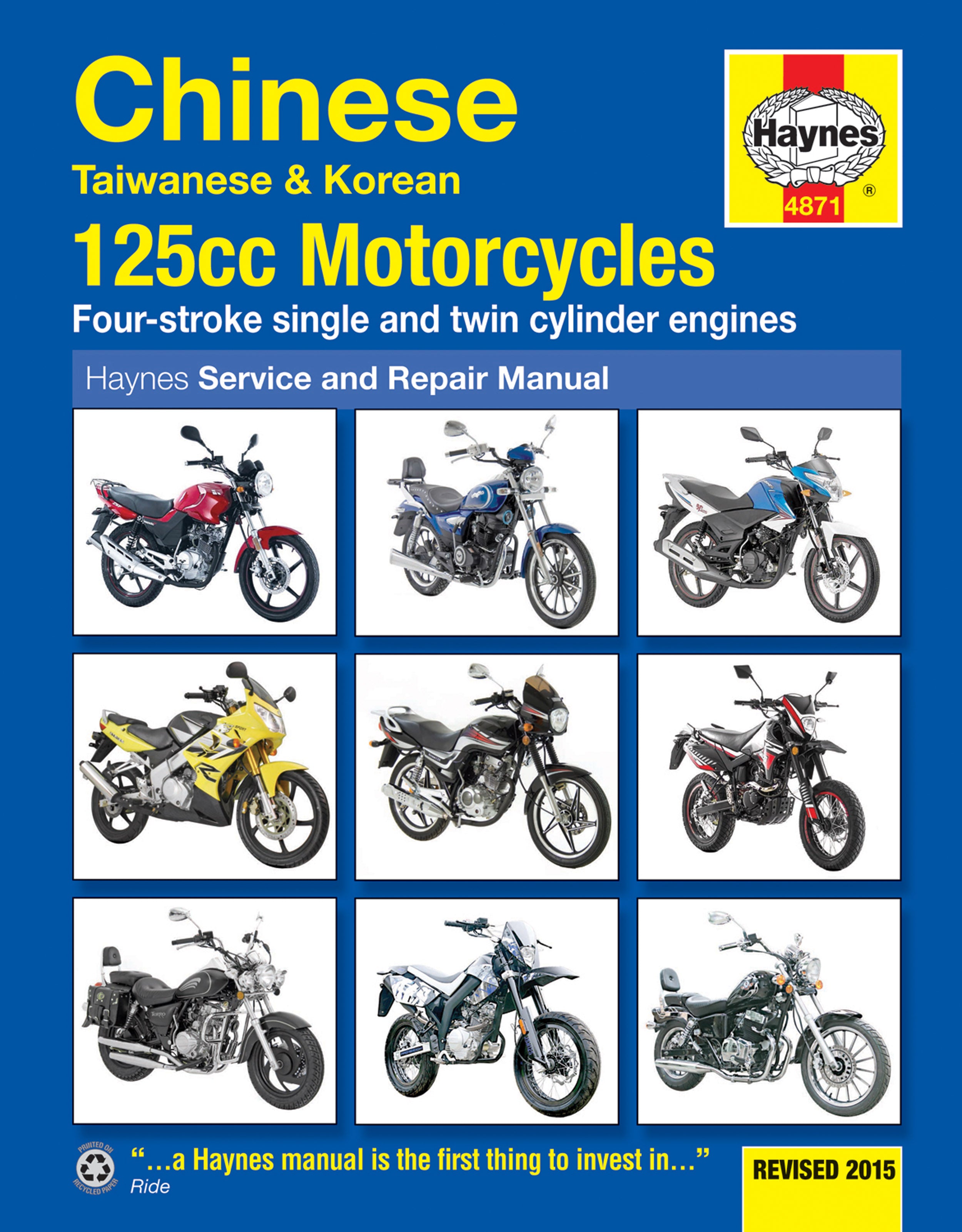 Online: Chinese, Taiwanese & Korean 125cc Motorcycles Haynes Online ...