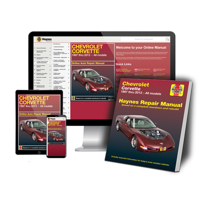 Chevrolet Corvette (97-13) Haynes Repair Manual – Haynes Manuals North ...