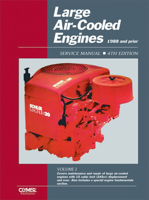 Proseries Large Air Cooled Engine Service Manual (1988 & Prior) Vol. 1 ...